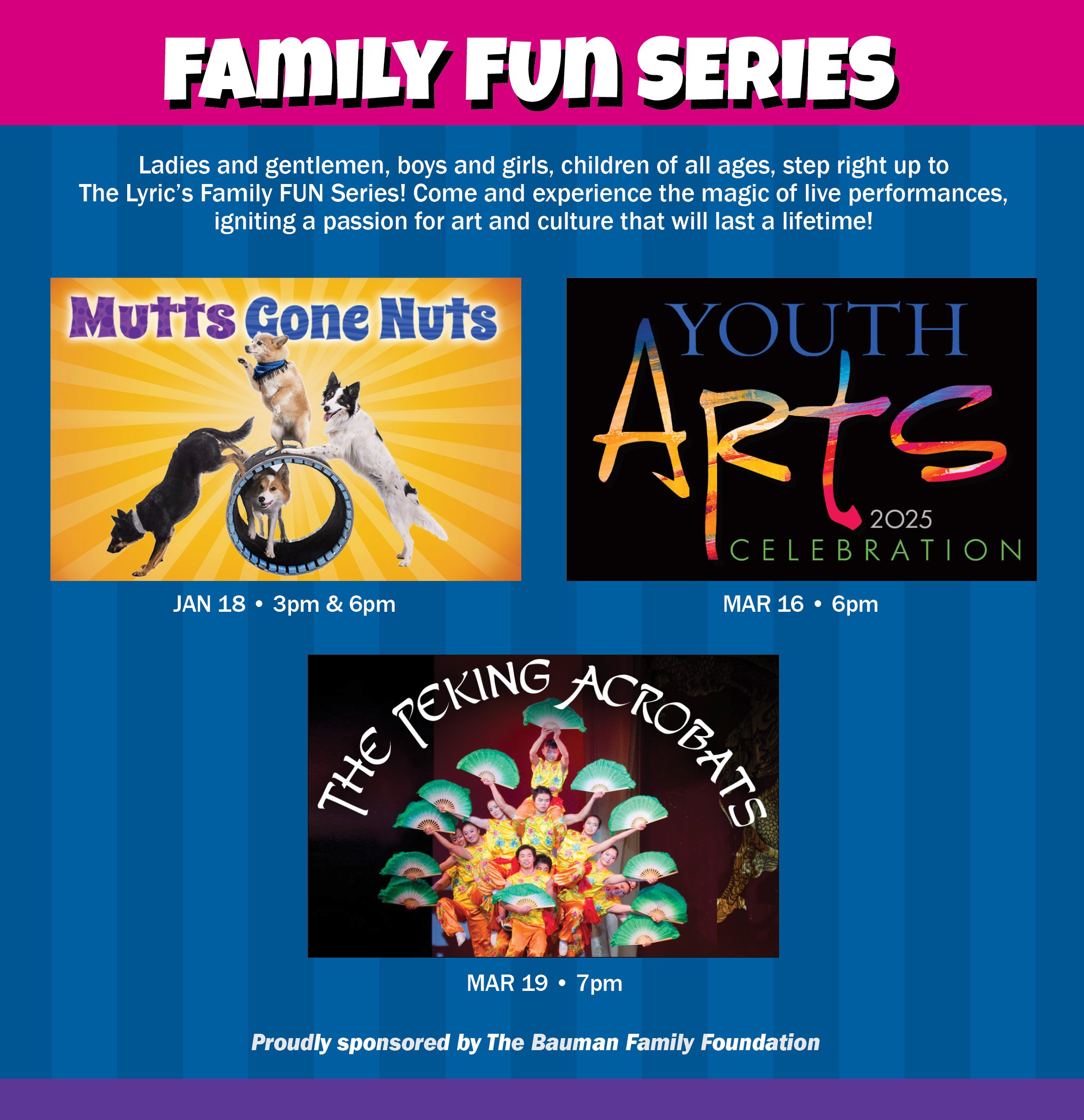 Family Fun | The Lyric Theatre